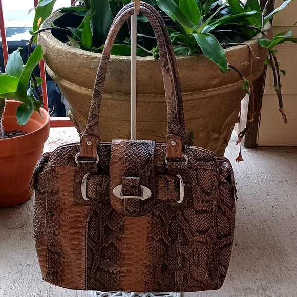 Sag Harbor | Bags | Vintage Sag Harbor Shoulder Bag Snakeprint | Poshmark